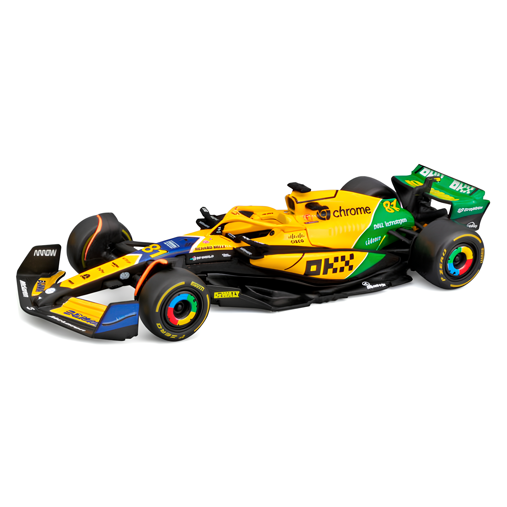 (2024) F1 Miniatura McLaren MCL38 Senna Mônaco #81 Oscar Piastri 1:43