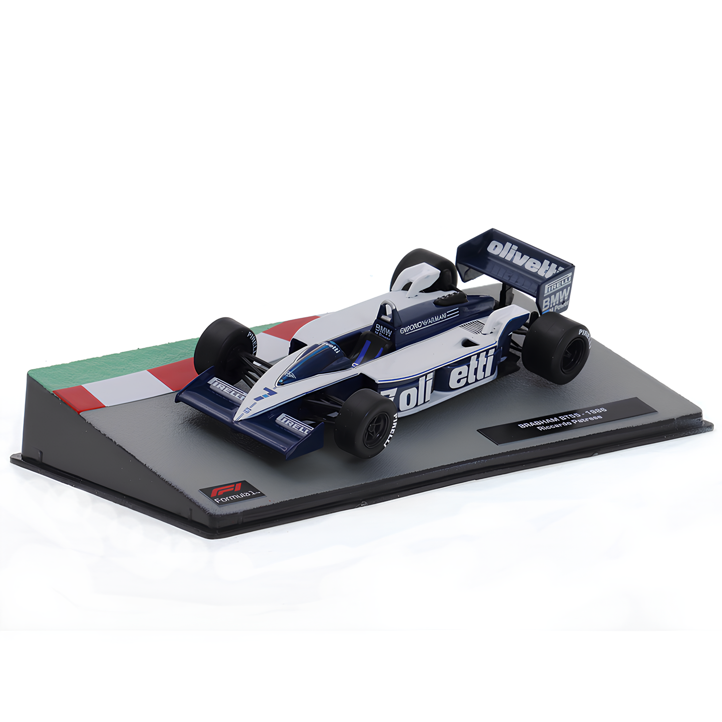 F1 Miniatura Brabham BT55 Riccardo Patrese 1986 1:43 – Homenge