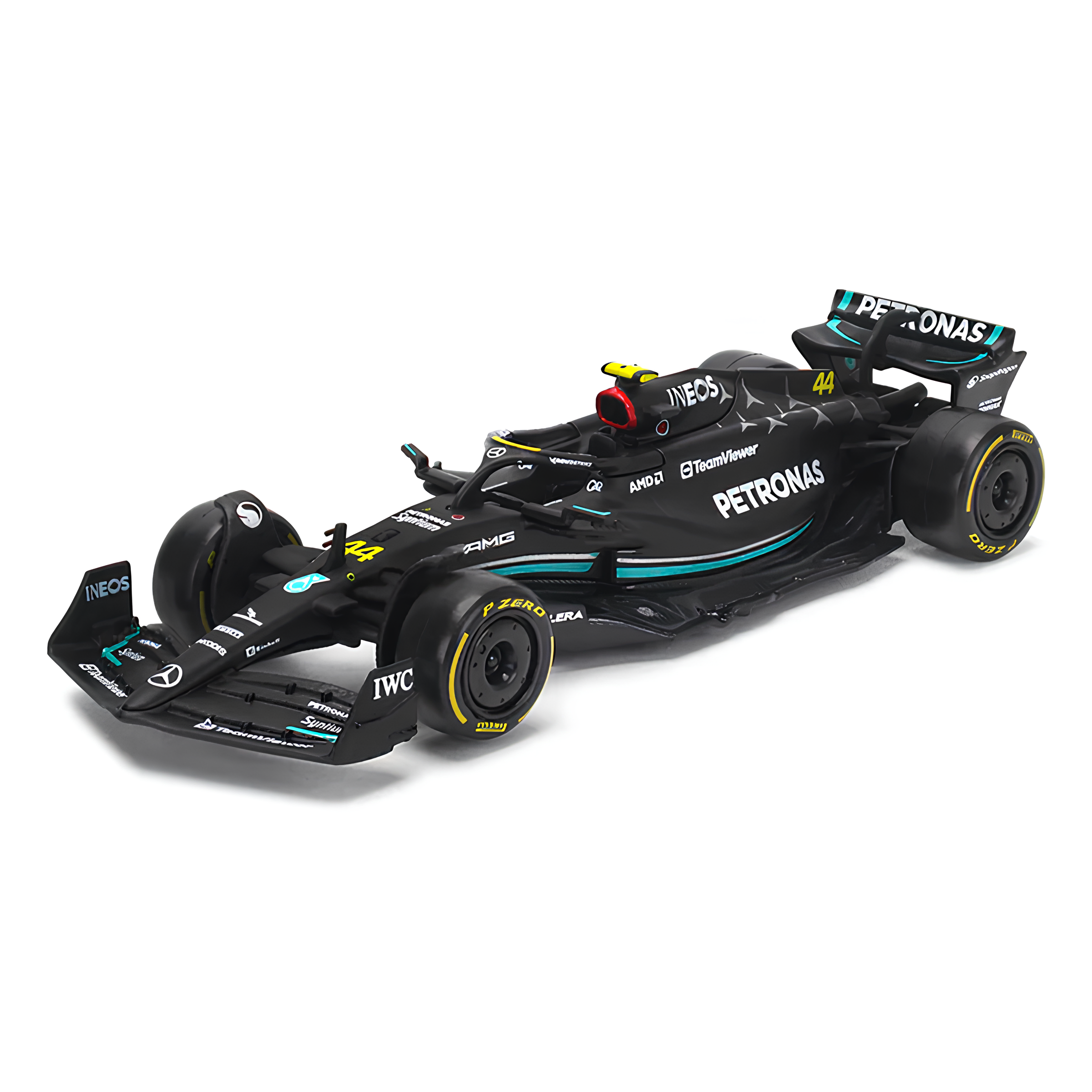 Car Collection 1 43 Bburago 1:43 Scale 2023 Mercedes AMG F1 W14 LEWIS ...