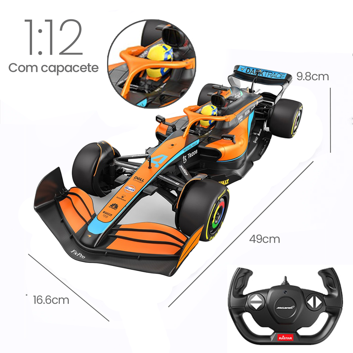 Fórmula 1 Carro de Controle Remoto F1 Modelos Grandes | W11 - ML36 - F175